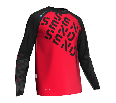 Send It - MTB Jersey - Race Red - Dialed In Mountainbiking